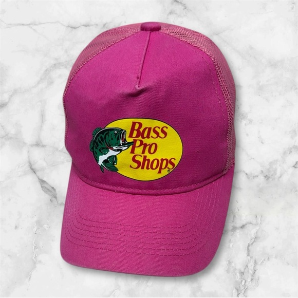 Bass Pro Shops | Accessories | Bass Pro Shops Pink Trucker Hat Cap ...